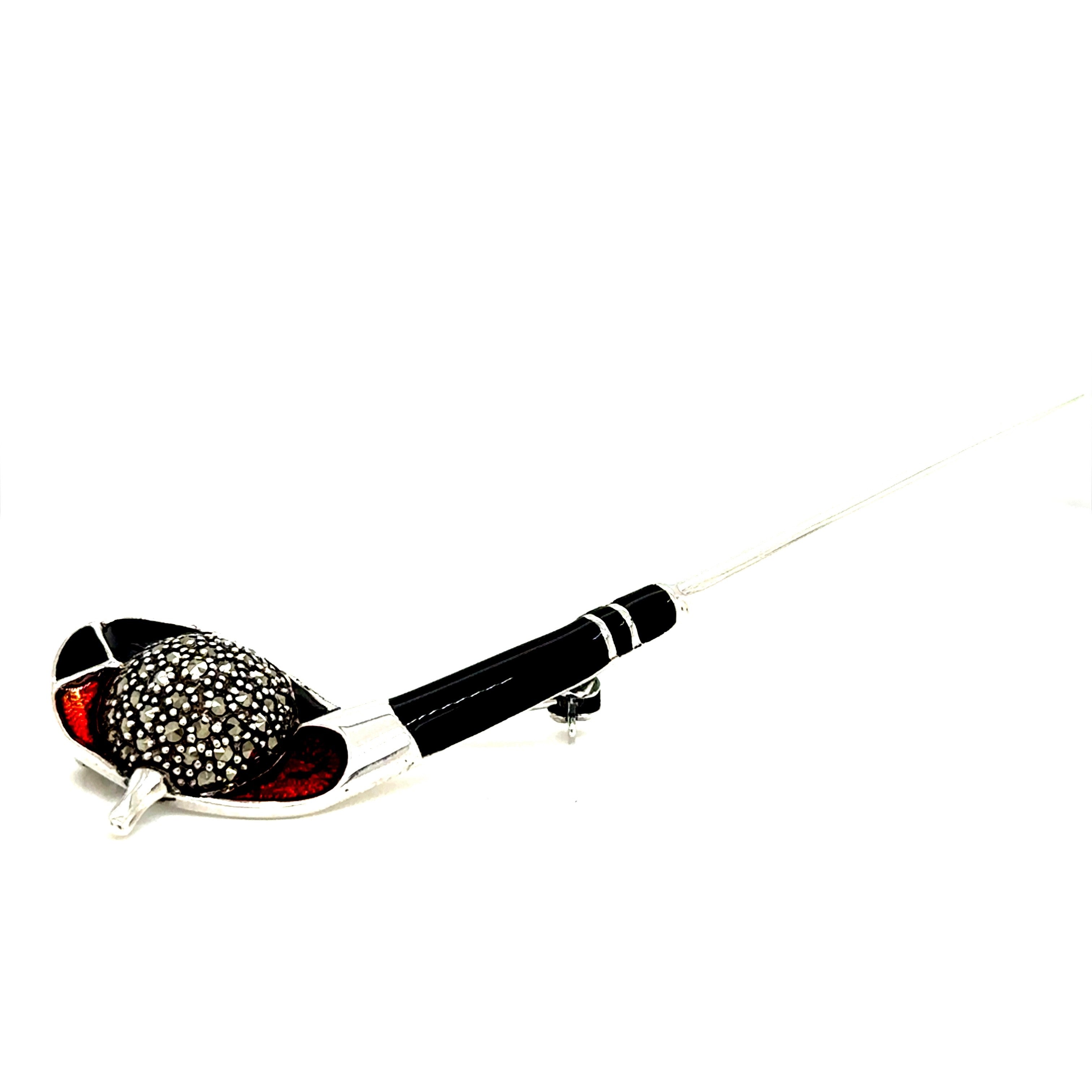 Golf club brooch – Cambridge Jewellers