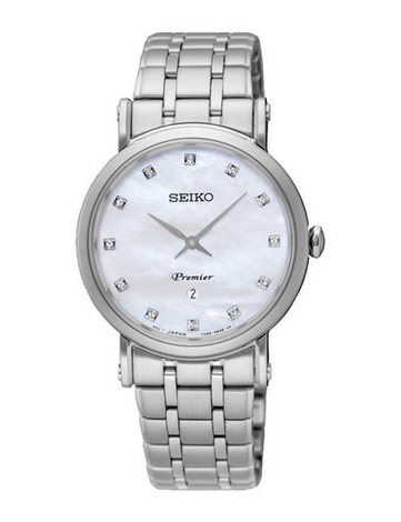 Seiko Ladies Premier Silver Diamond Watch – Cambridge Jewellers