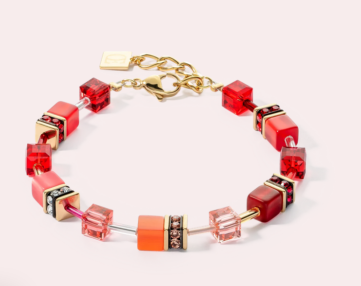 Red and Gold Bracelet – Cambridge Jewellers