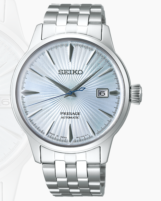 Presage Cocktail Time - Silver Dial - Stainless Strap – Cambridge Jewellers