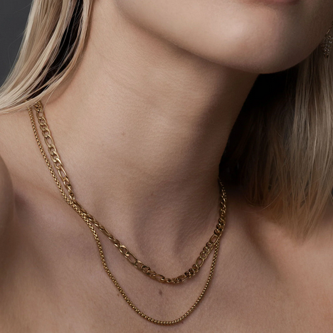 Reflection Necklace Gold – Cambridge Jewellers