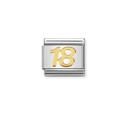 Number 18 symbol Charm – Cambridge Jewellers
