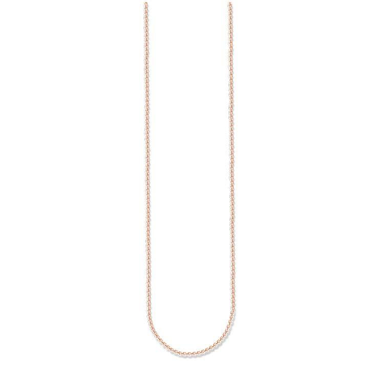 Rose Gold Plated Fine Box Chain – Cambridge Jewellers